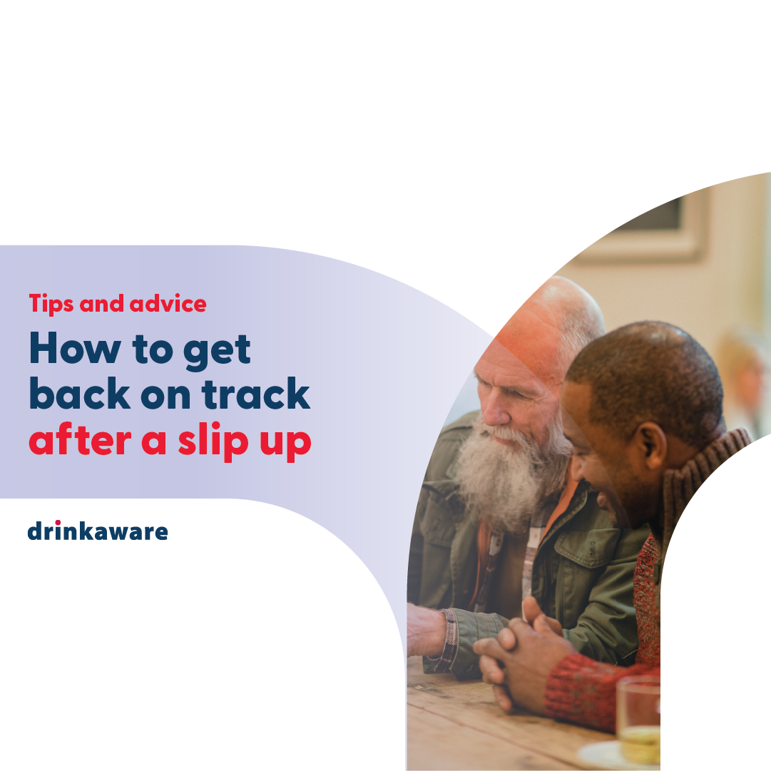 How to get back on track after a slip-up | Drinkaware